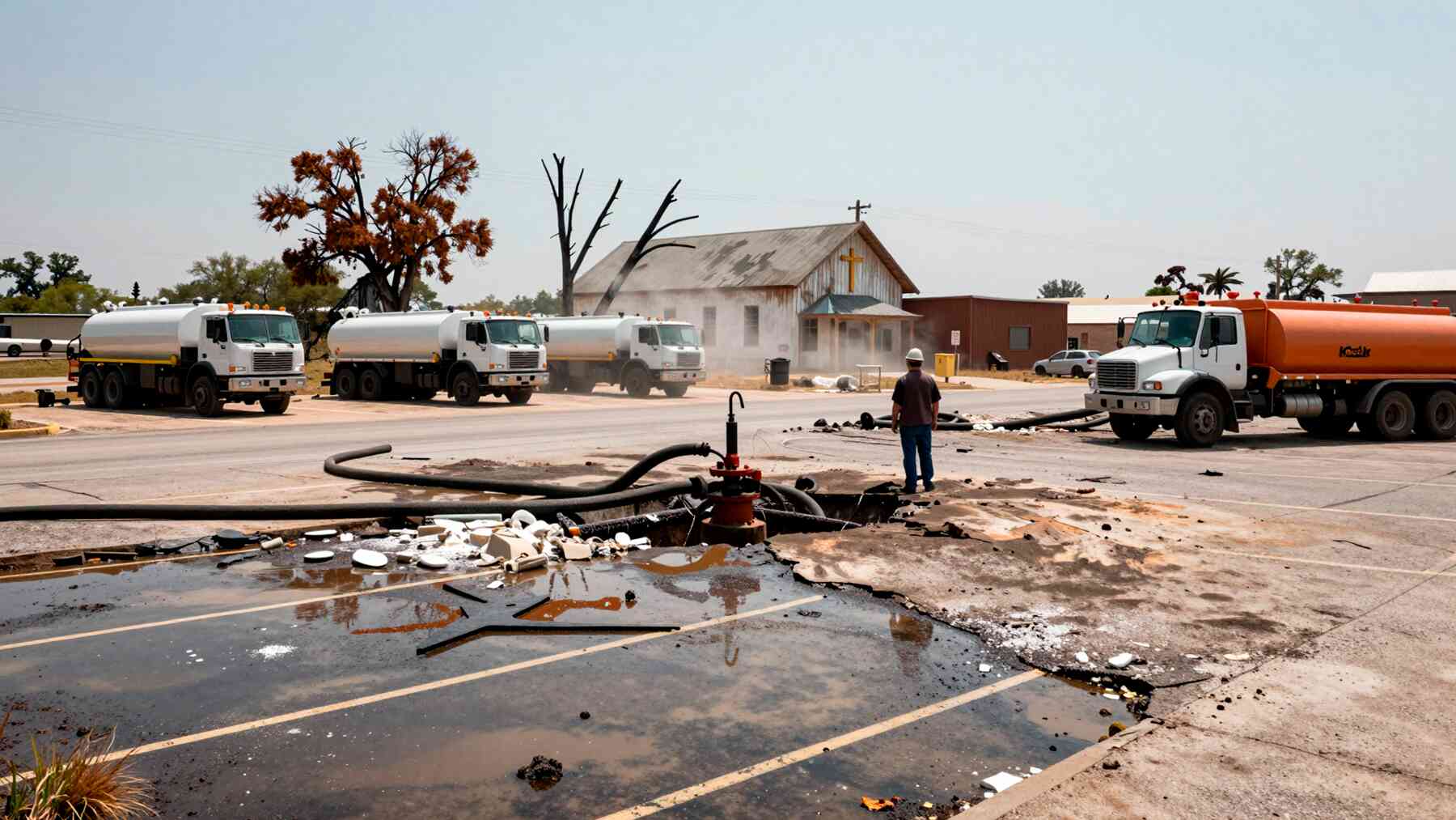 An old oil well no one could find just swallowed 1.5 million gallons of ...